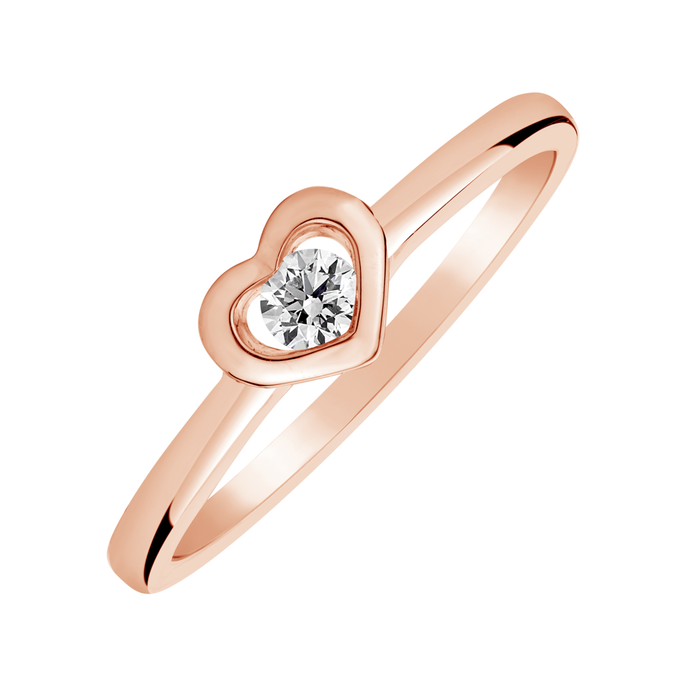 Prsten s diamantem Sweet Heart | Halada