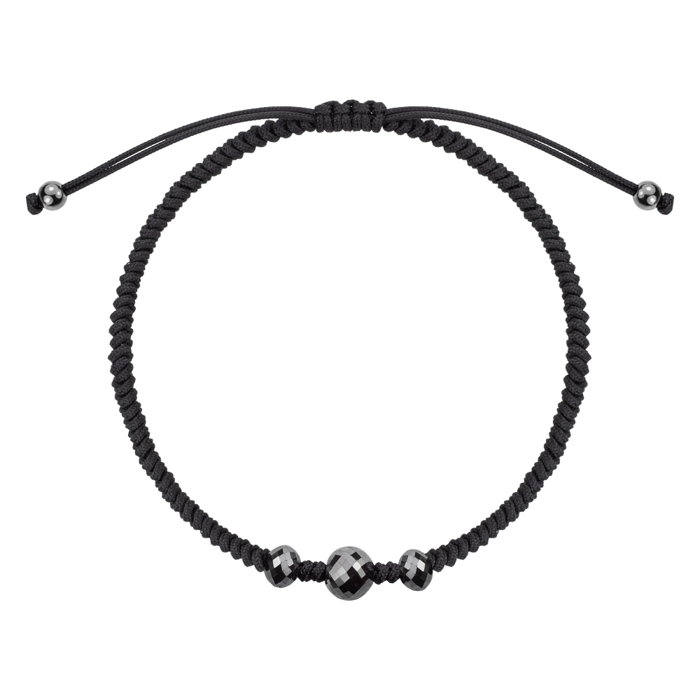 Náramek s černými diamanty Phantom | Halada