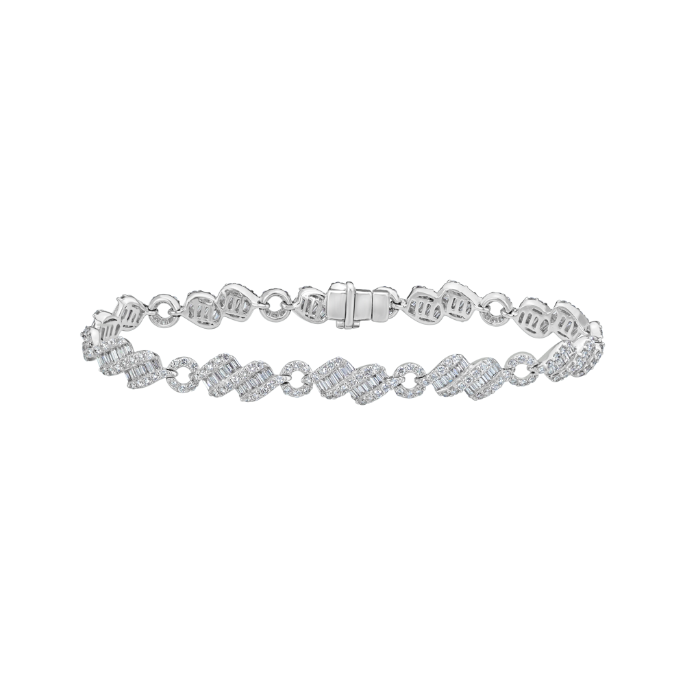 Náramek s diamanty Sybille | Halada