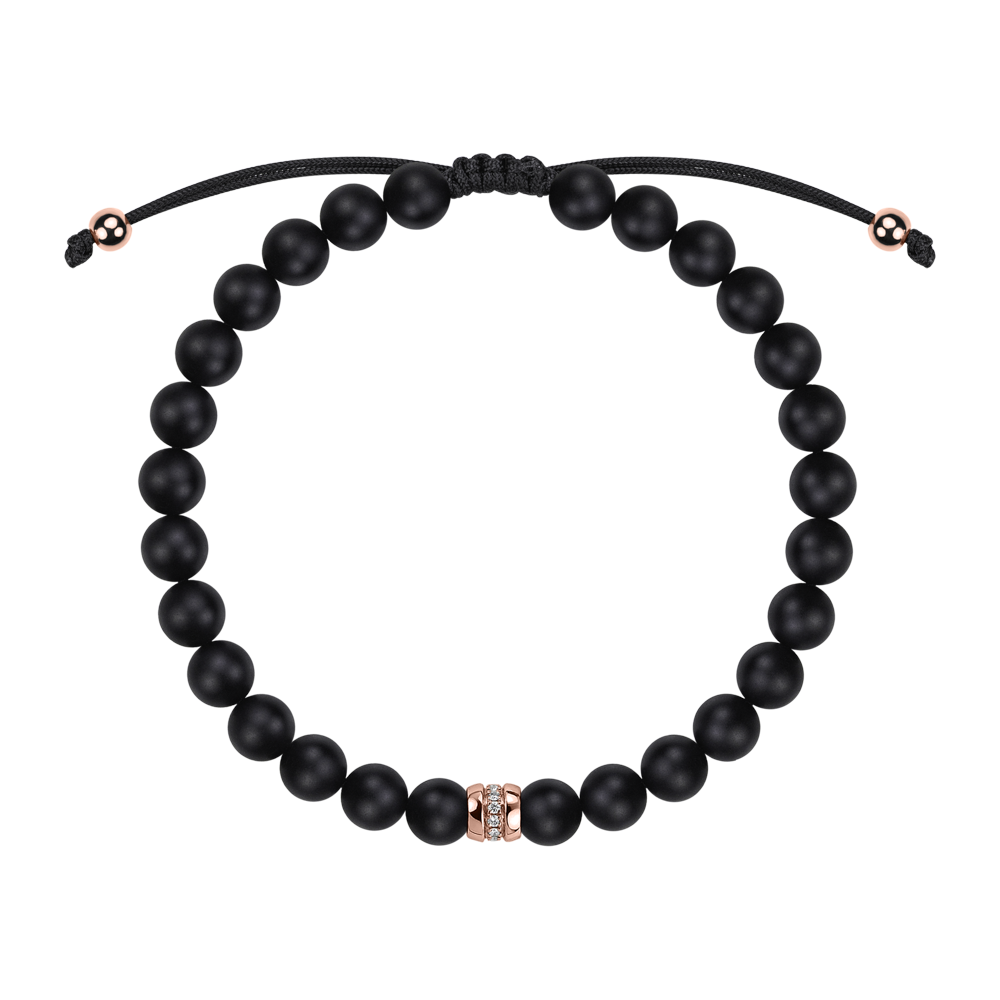 Náramek s diamanty a acháty Shadow Pulse | Halada